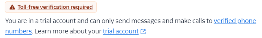 Twilio Toll-Free Verification Process