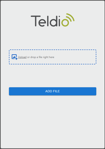 Teldio Edge Gateway | Sending Teldio the Teldio Edge Gateway Configuration